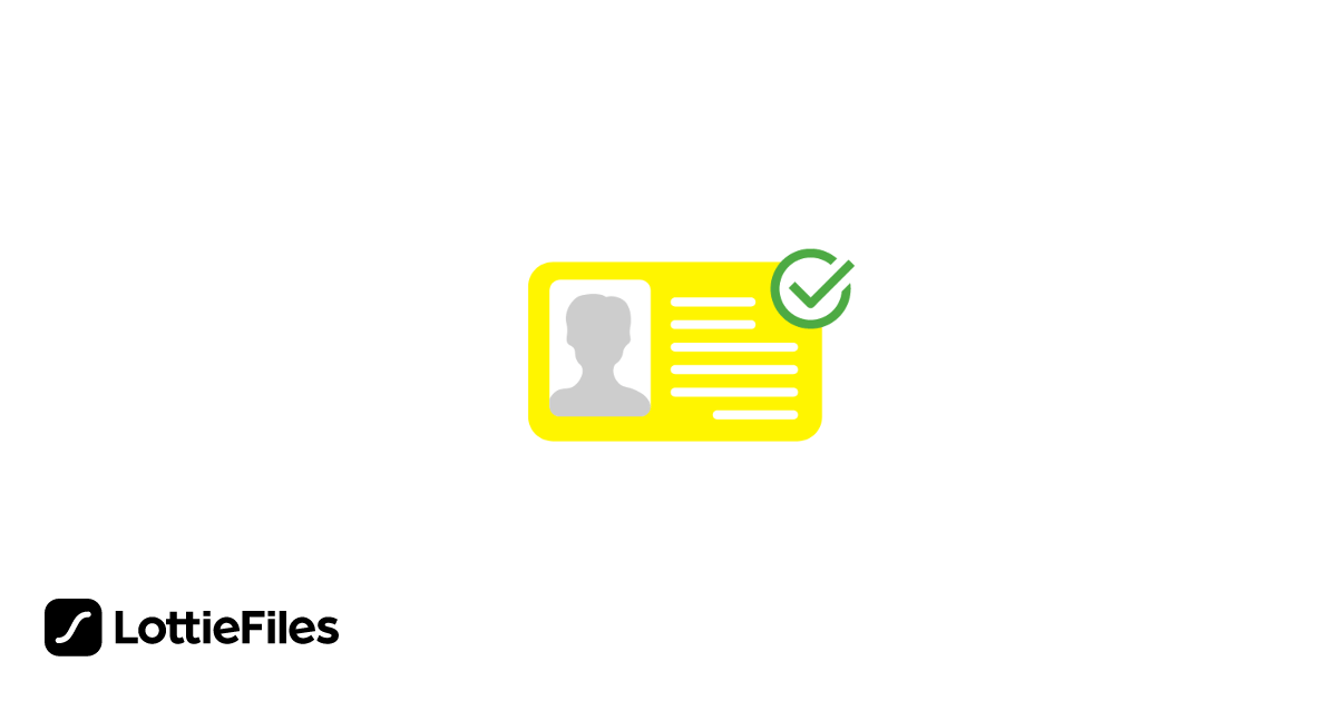 Free ID verification Animation by Octavian Catană | LottieFiles