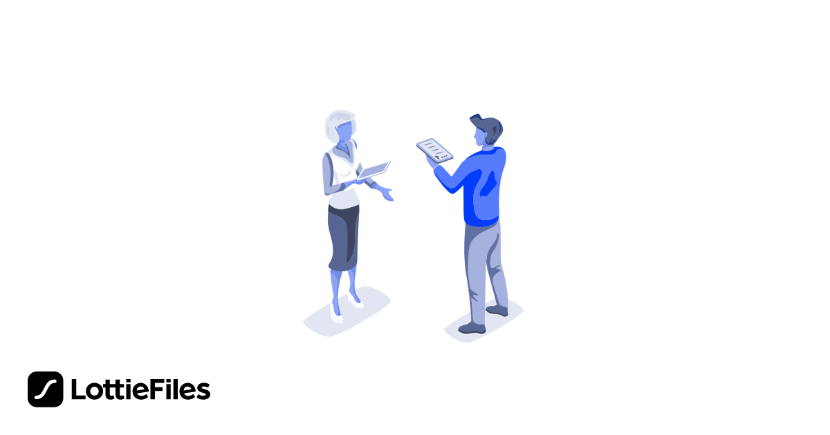 Free Communication between two people Animation by Tan Tran | LottieFiles