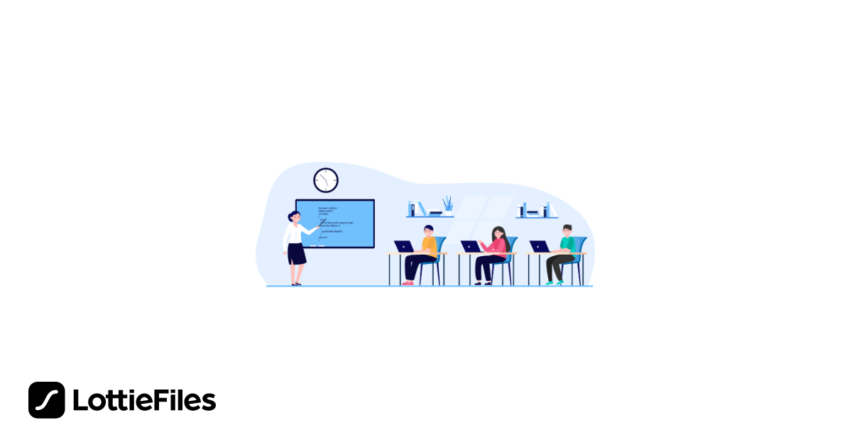 Free Class Room Animation by Faiyaz | LottieFiles