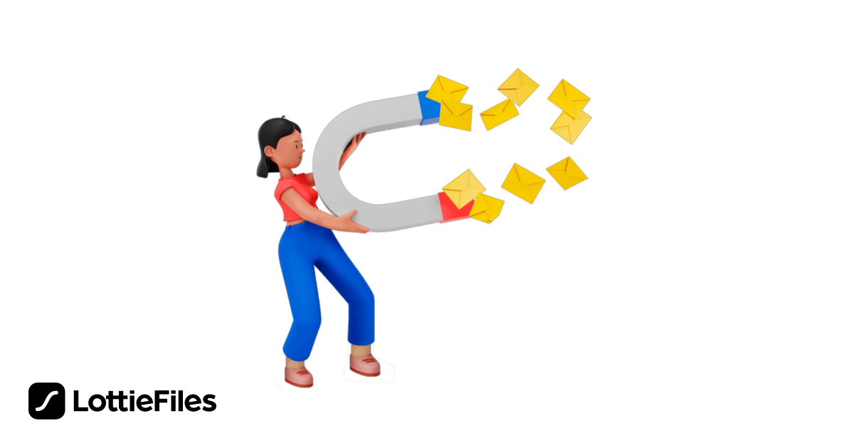 Free magnet 3D marketing Animation by mohamed ahmed essoussi | LottieFiles