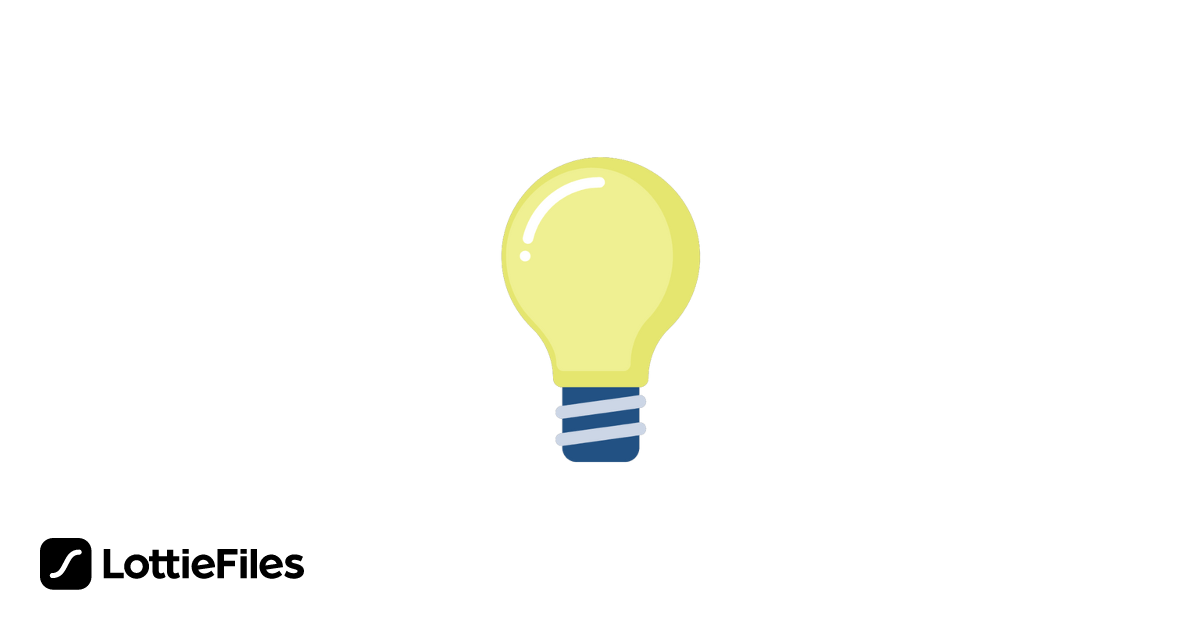 Free Light Bulb Animation by Bhargav Savaliya | LottieFiles