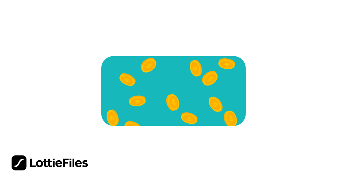 Free falling coins Animation by Adam Ziver-Murray | LottieFiles