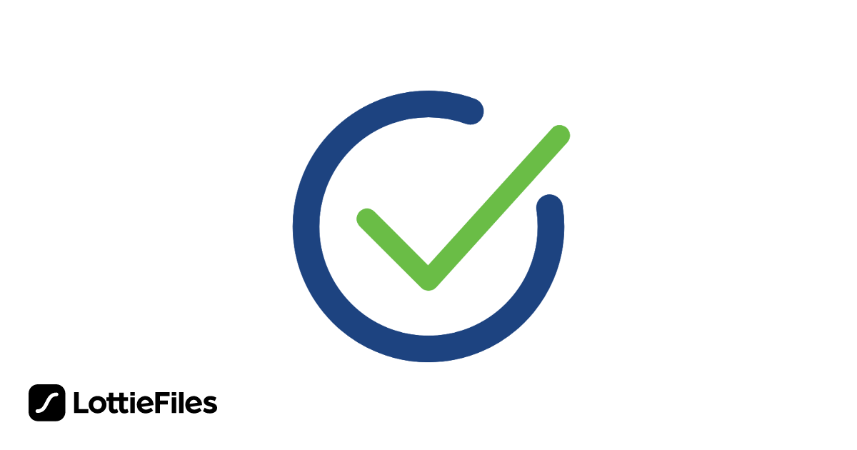 Free success with green check Animation by Mukesh Kumar | LottieFiles