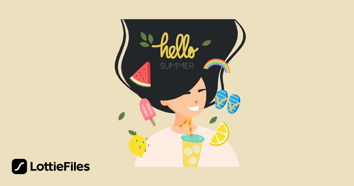 Free Hello Summer! Animation by Emas Didik Prasetyo | LottieFiles