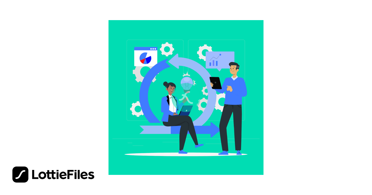 Free Scrum method Lottie JSON animation Animation by Tinymotion ...
