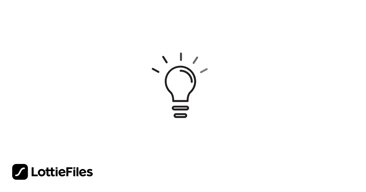 Free Little light bulb Animation by Amélie PERSYN | LottieFiles