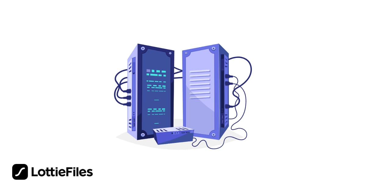 Free Working server animation Animation by Artyom Konakov | LottieFiles