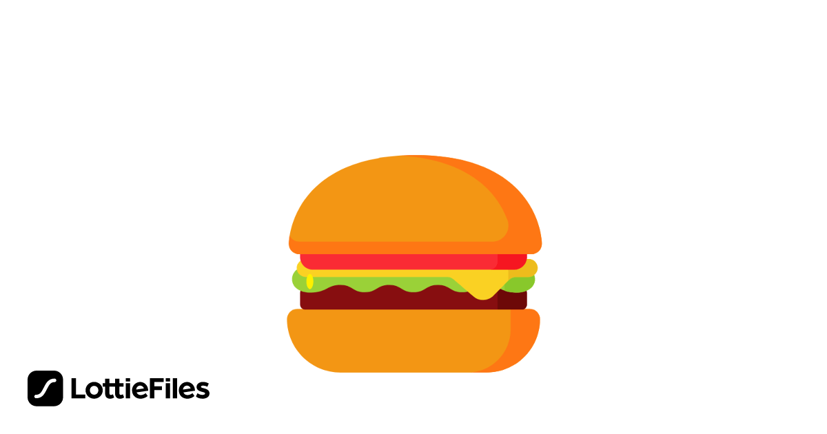 Free Burger Animation by Enzo Bartier | LottieFiles
