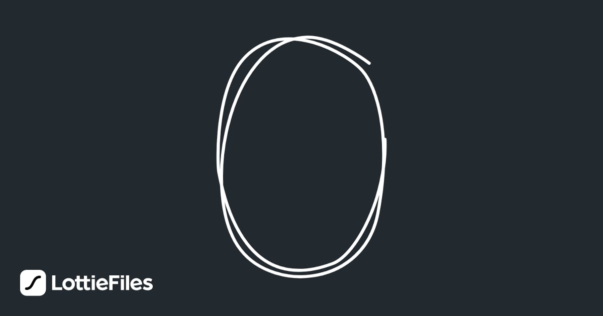 Free Hand Drawn Circle Animation By Nzime Lottiefiles