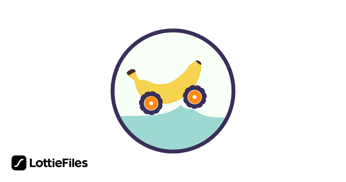 Free Banana Car Animation by Chris Gannon | LottieFiles