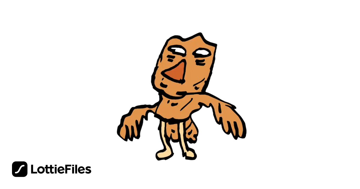 Free Orange flapping bird Animation by Randy Laybourne | LottieFiles