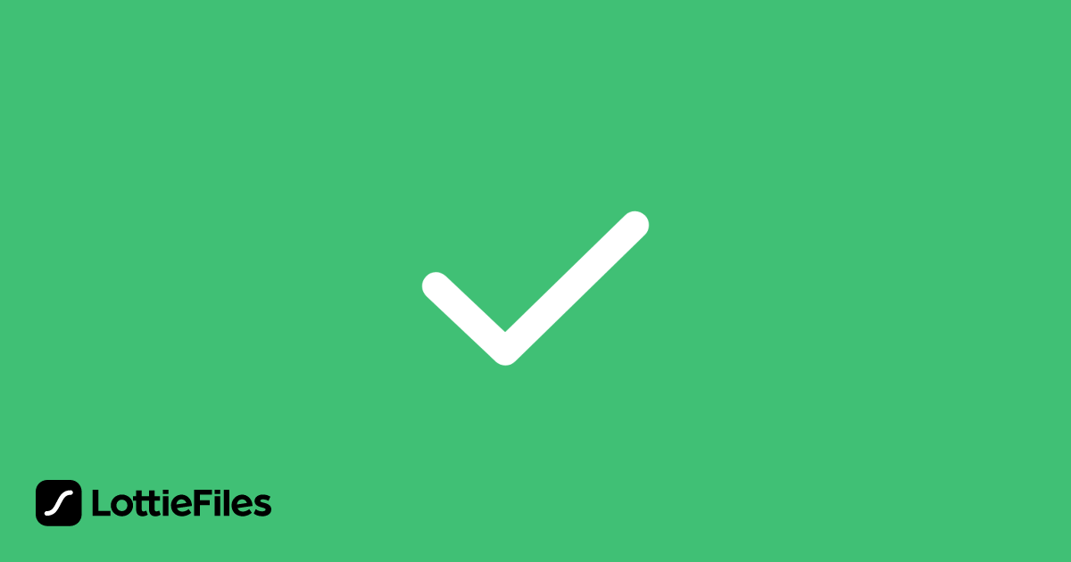Free Check mark Animation by nt4f04uNd | LottieFiles
