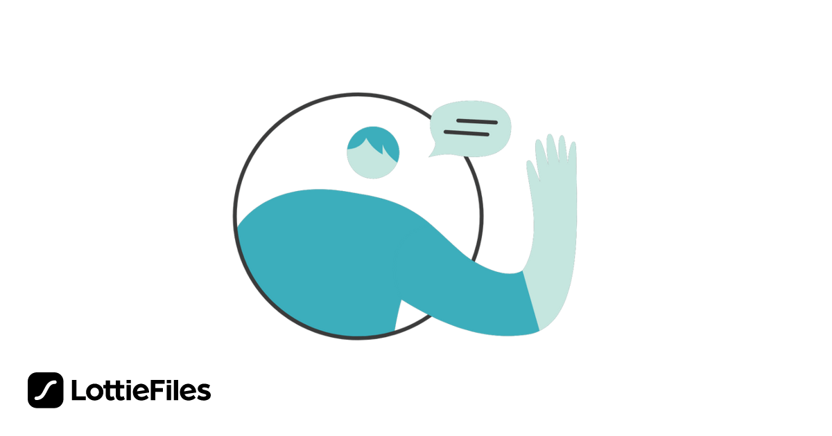 Free Waving Animation by Elmer Vergara | LottieFiles