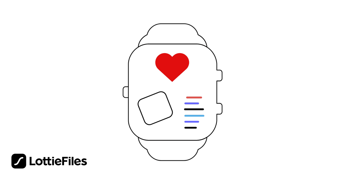 Free Fitness Watch Animation by Stefan Cronje | LottieFiles