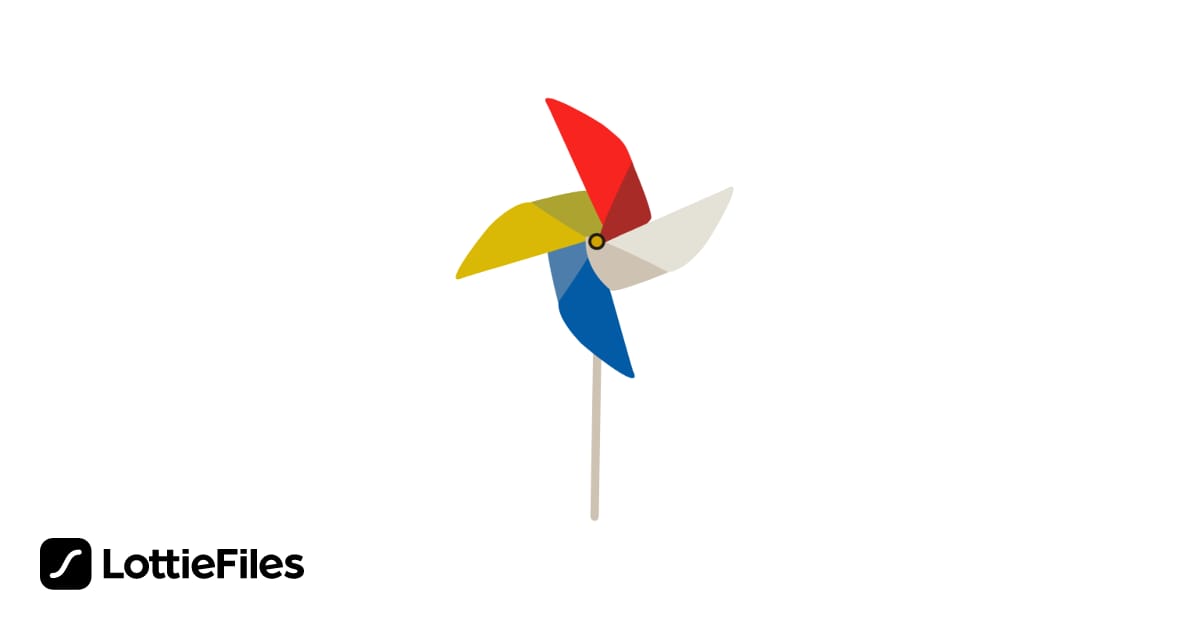 Free Pinwheel Animation by Akiko | LottieFiles