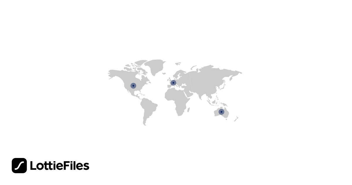 Free Word Map Animation by Focus On | LottieFiles