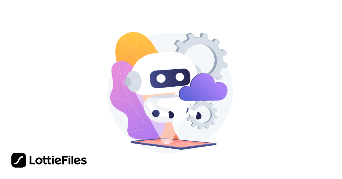 Free Cloud robotics abstract Animation by Abdul Latif | LottieFiles