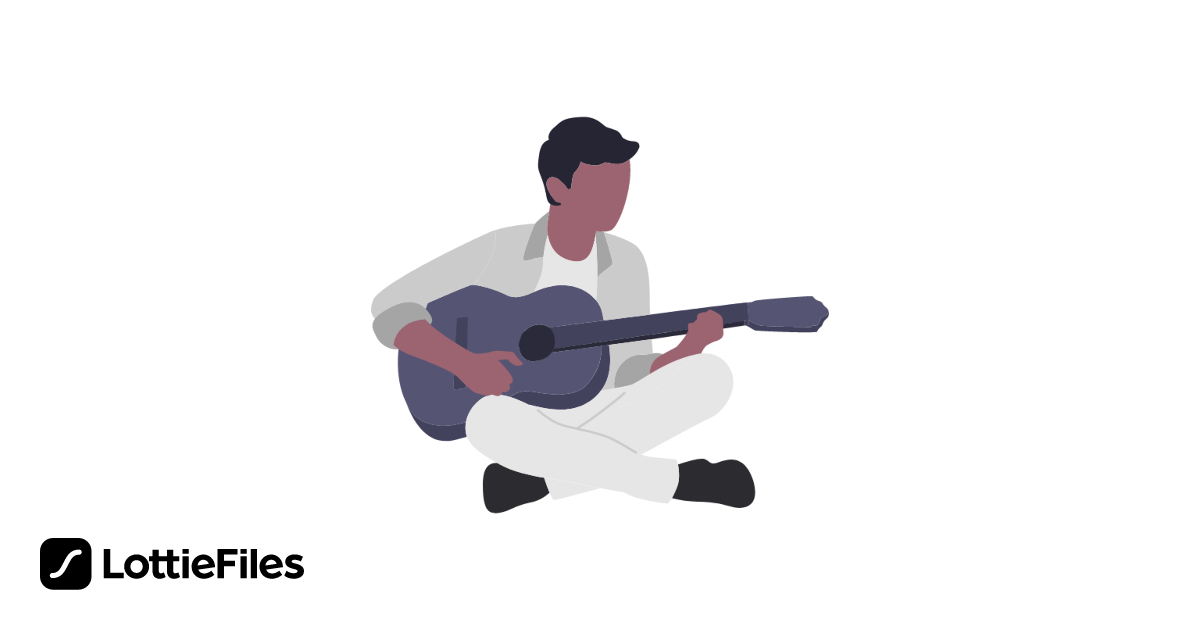 Free Guitarist Animation by sunethart.me | LottieFiles
