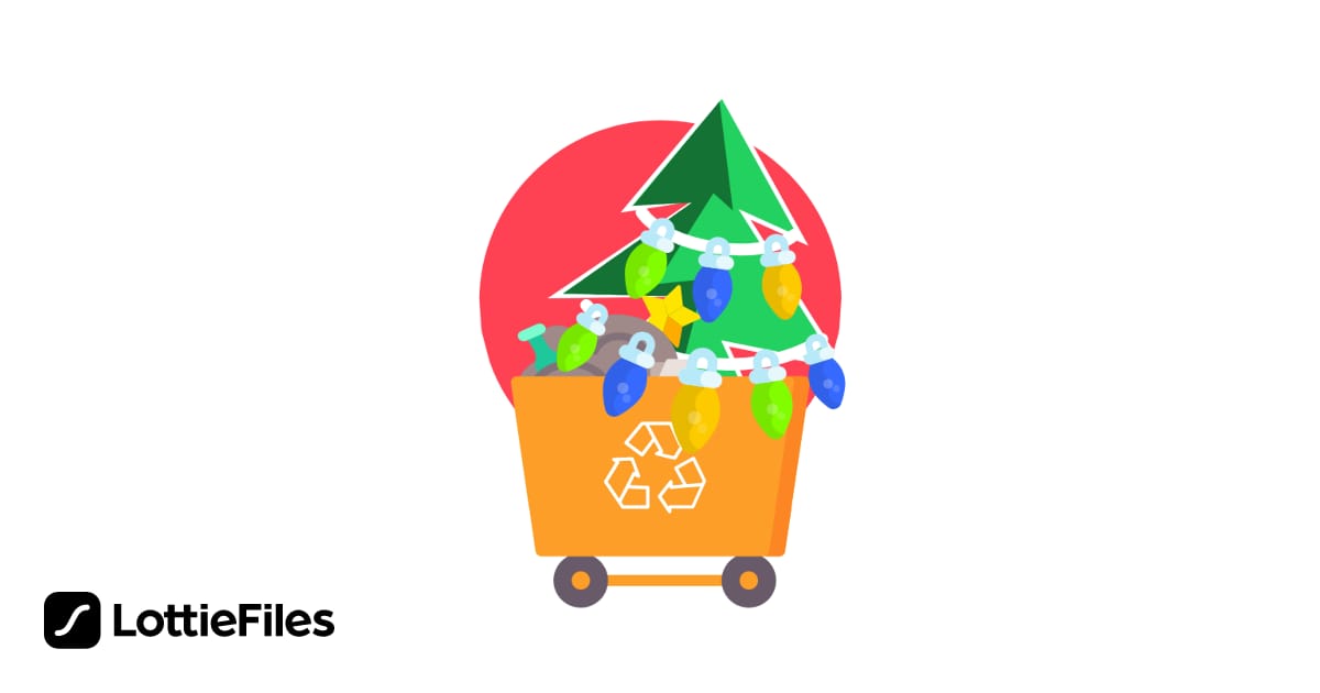 Free Pine-tree to recycle Animation by Eugene Croquette | LottieFiles