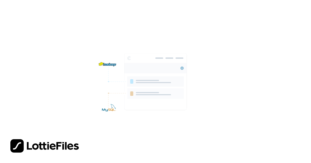 Free Data source integration Animation by Nathan Davis | LottieFiles