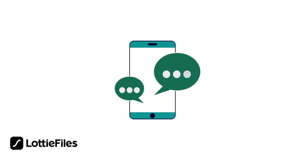 Free Phone Messages Animation Animation by Chondon Backla | LottieFiles