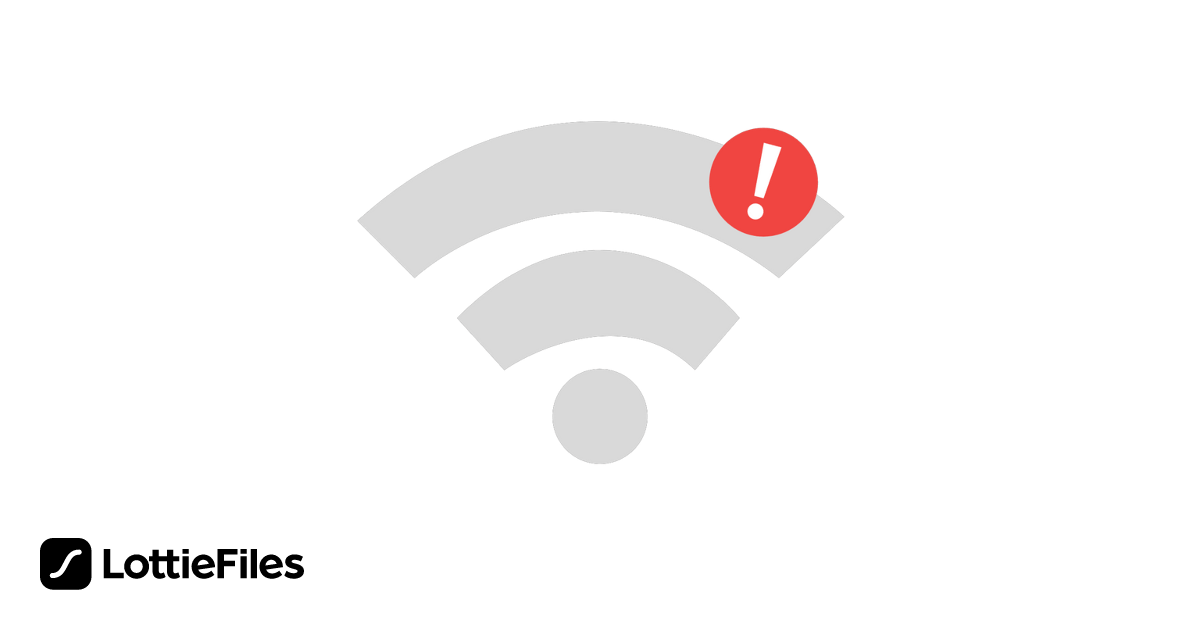 Free No Internet Connection Animation by em em | LottieFiles