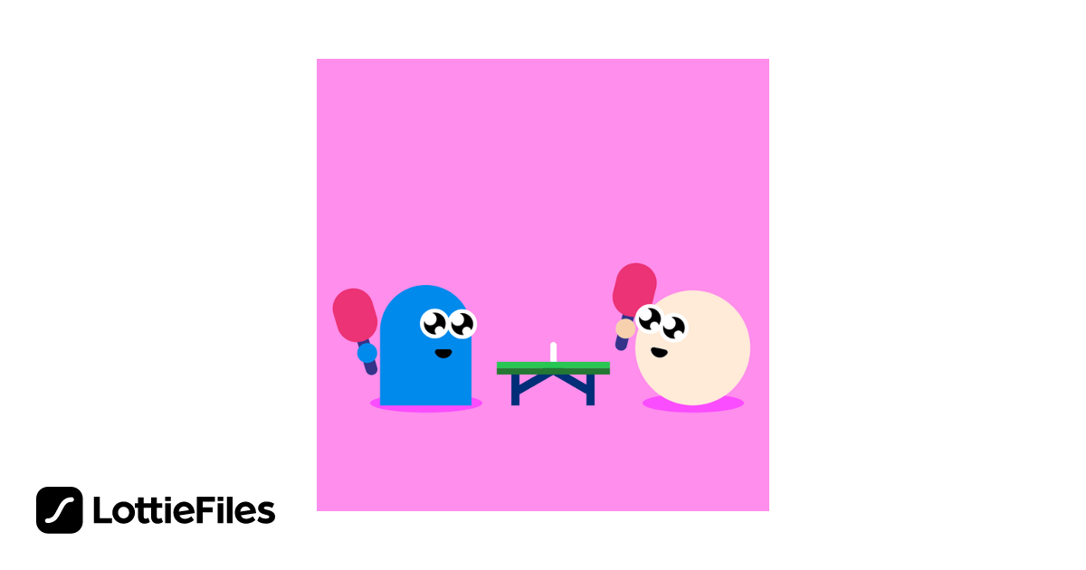 Free Table Tennis Animation by Sanjib Paul | LottieFiles
