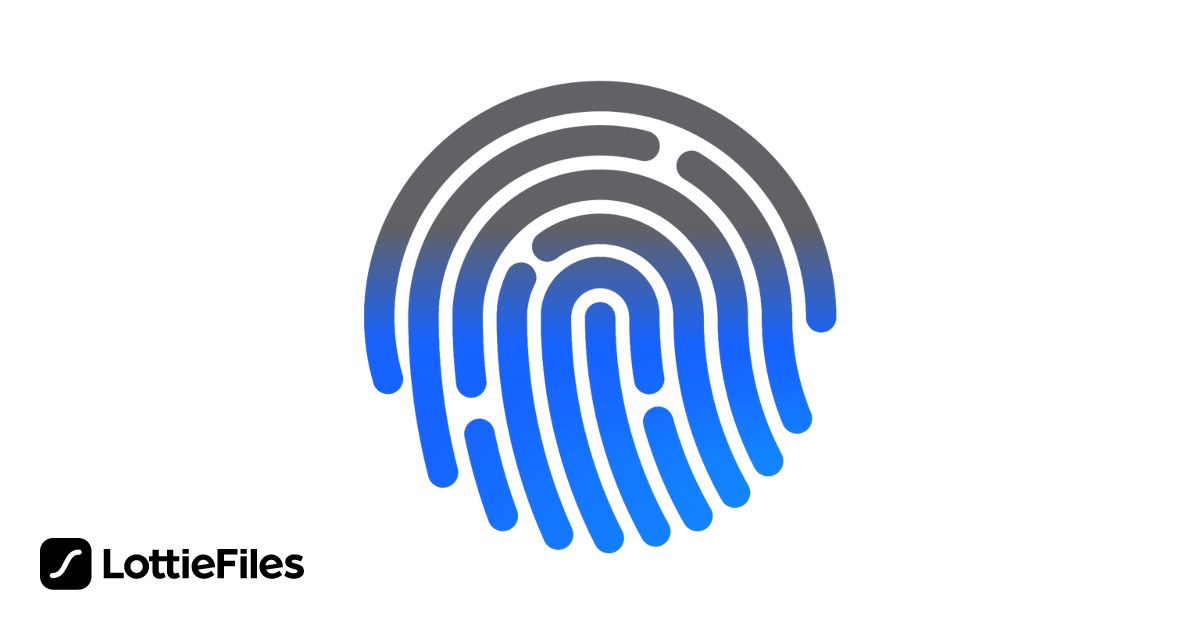 Free Fingerprint input Animation by Xianghe Li | LottieFiles