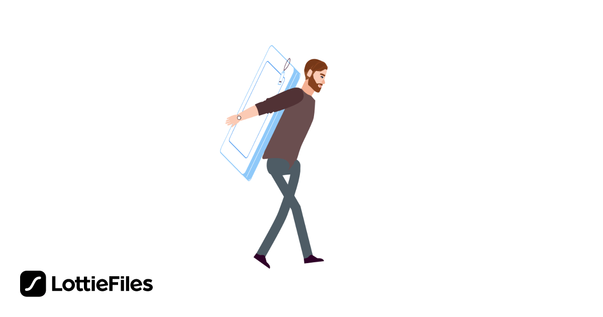 Free Man Hard work Animation by Ahmed Butt | LottieFiles