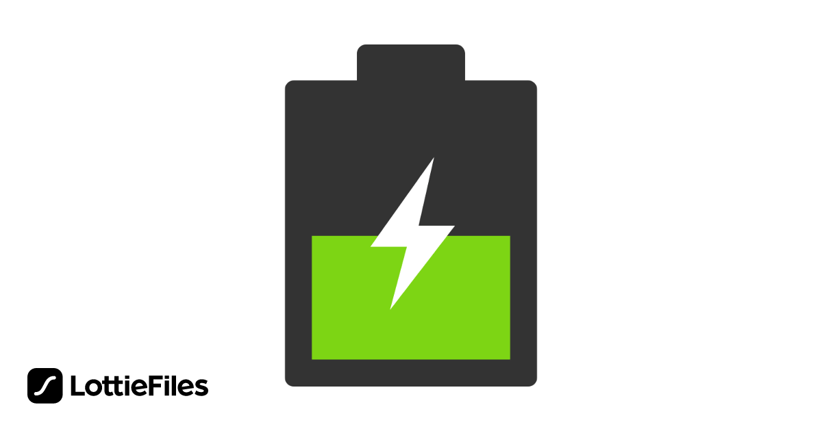 Free Battery Charging Animation by Aravind Chowdary | LottieFiles