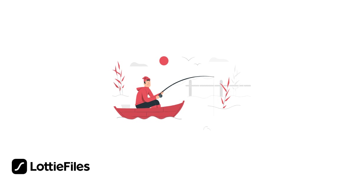 Free Fishing Animation Animation by Imran Shah | LottieFiles