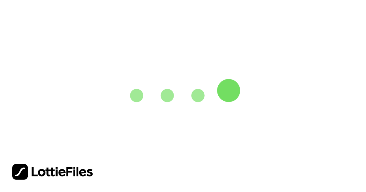 Free Loading dots horizontal Animation by Natalis Nihilus | LottieFiles