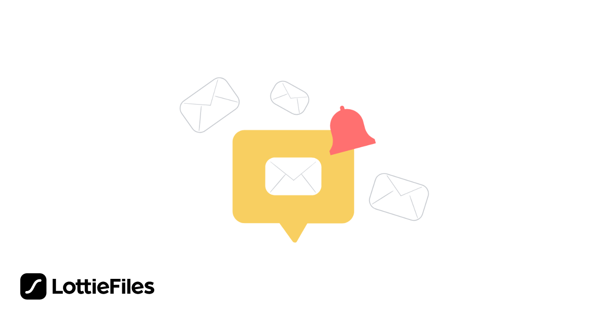 Free Message notification Animation by Natalis Nihilus | LottieFiles