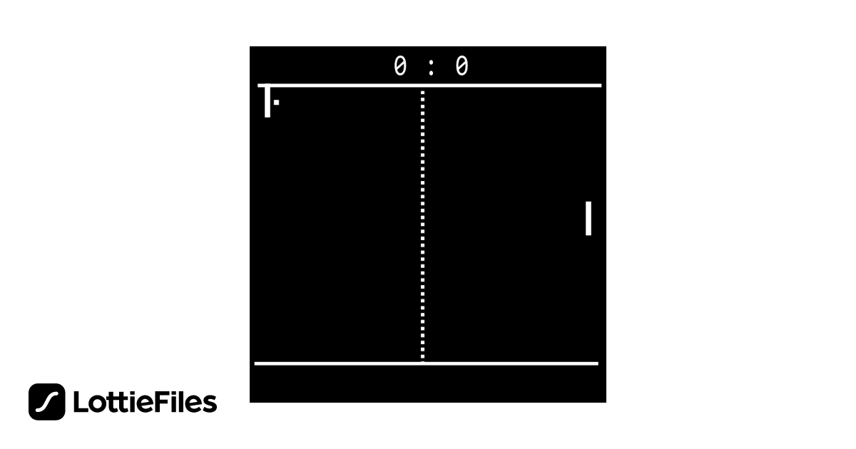 Free Pong Animation by Krzysztof Krr | LottieFiles