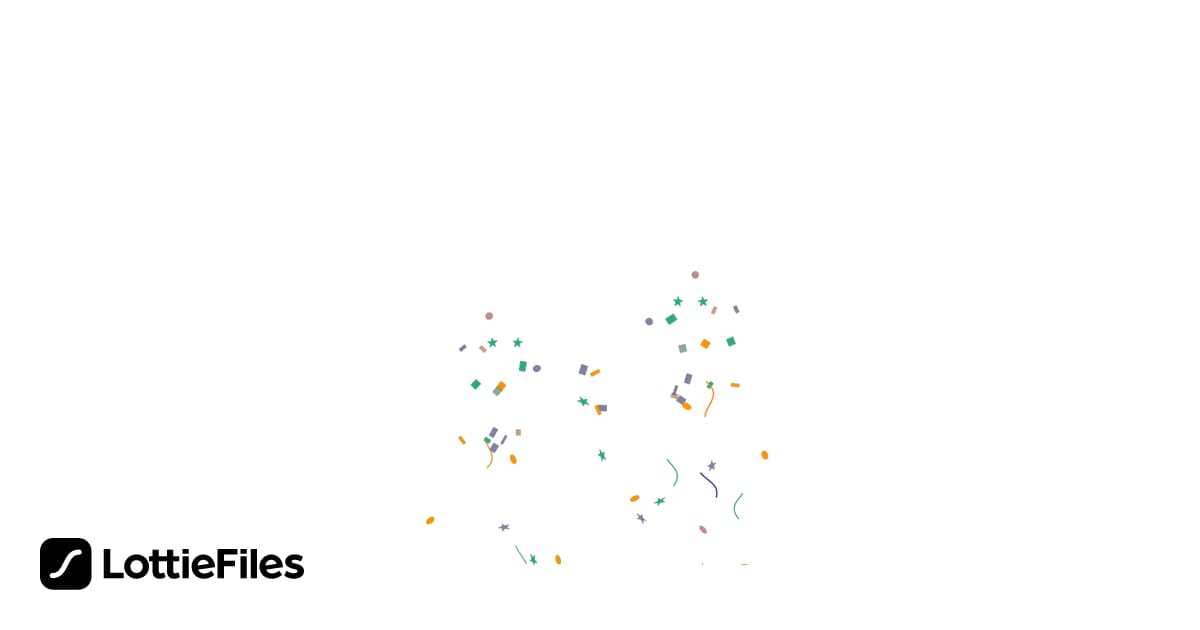 Mario Cabrera의 무료 Confetti 애니메이션 | 로티파일
