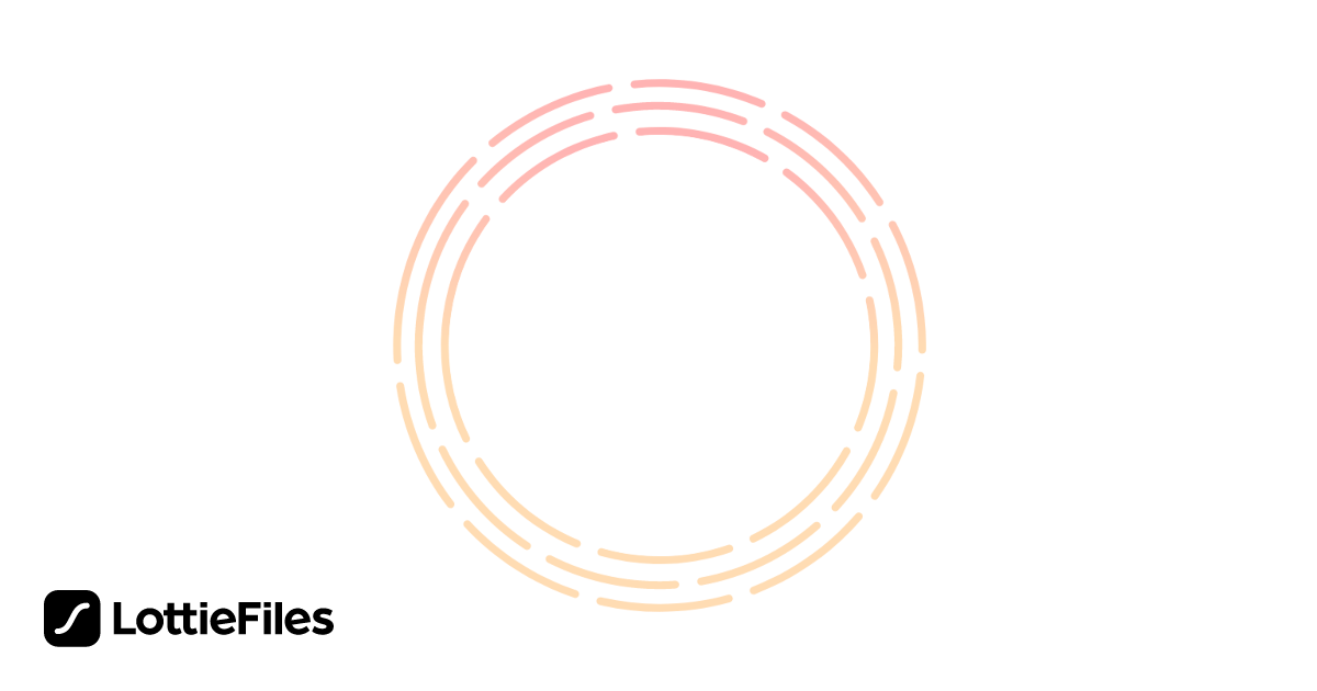 Free orange strokes moving round Animation by Natalis Nihilus | LottieFiles