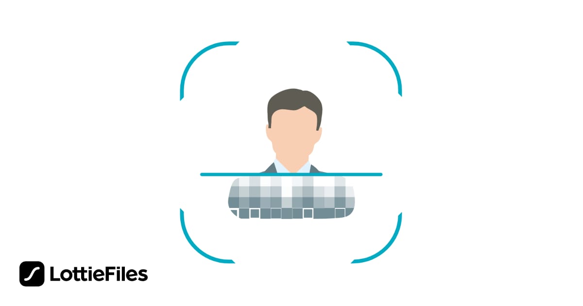 Free Face scanning Animation by Aneesh Ravi | LottieFiles