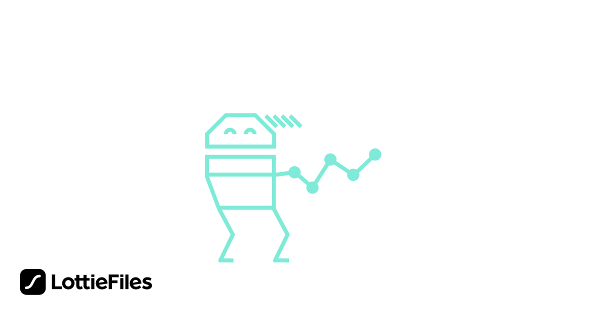 Free Analytics Bot Animation by Serj Chepkiy | LottieFiles