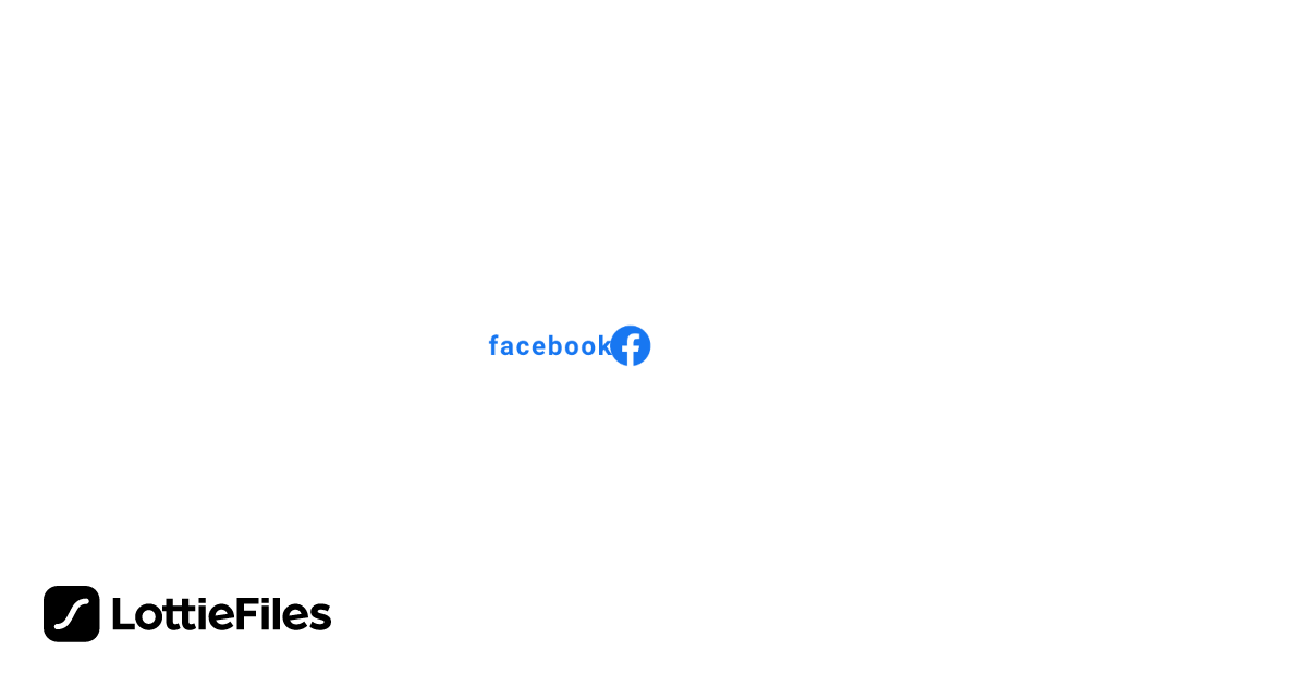 Free Facebook Icon Animation Animation by Zeeshan Ramay | LottieFiles