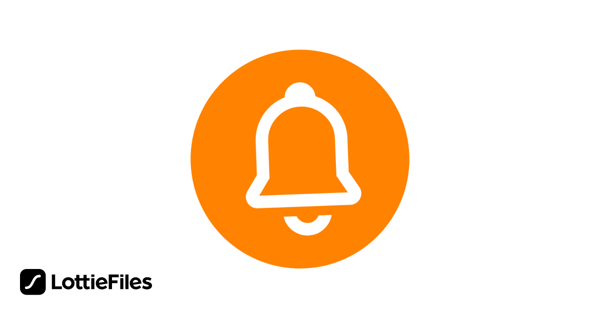 Free Notification bell Animation by Yunus Karaca | LottieFiles