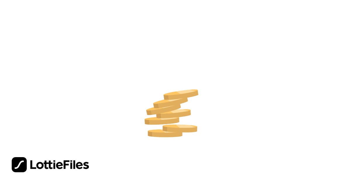 Free Coins drop Animation by Daniel Egerev | LottieFiles