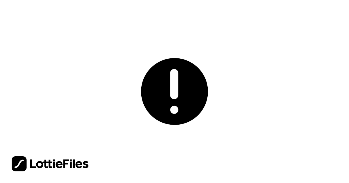 Free Error Animation by LottieFiles | LottieFiles