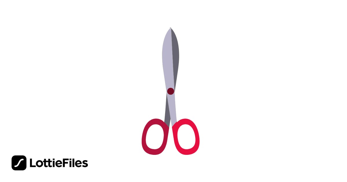 Free Scissor Snip Animation by Ana Armendariz | LottieFiles