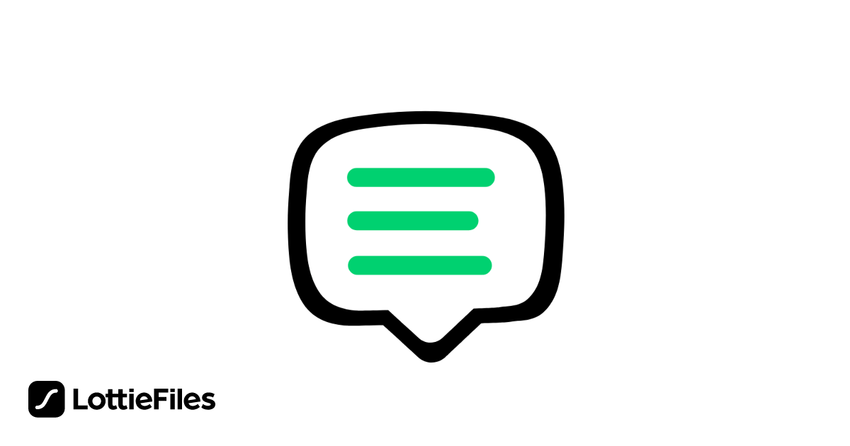 Free comment Animation by alireza balali | LottieFiles