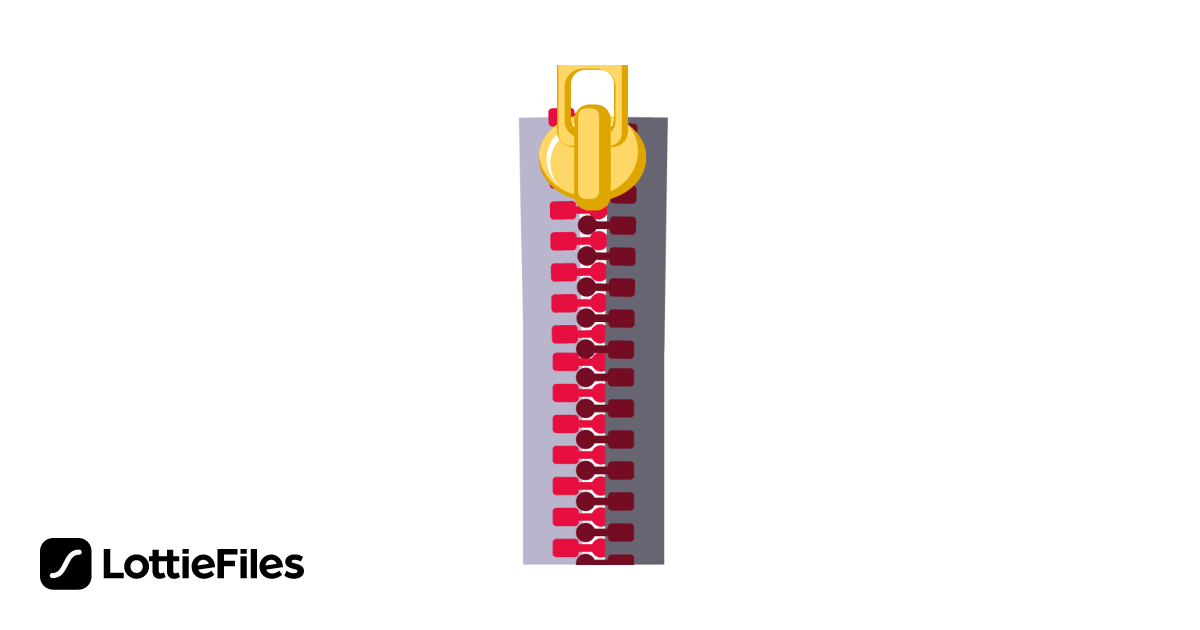 Free Zipper Zippin Animation by Ana Armendariz | LottieFiles