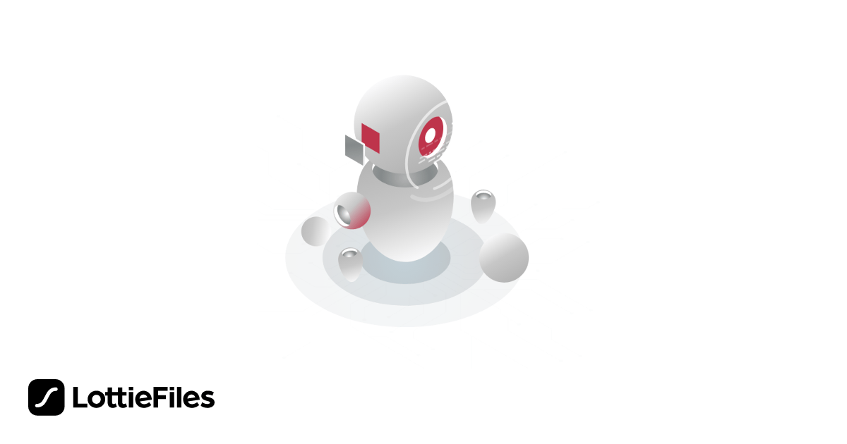 Free Red bot Animation by Ali Raza | LottieFiles