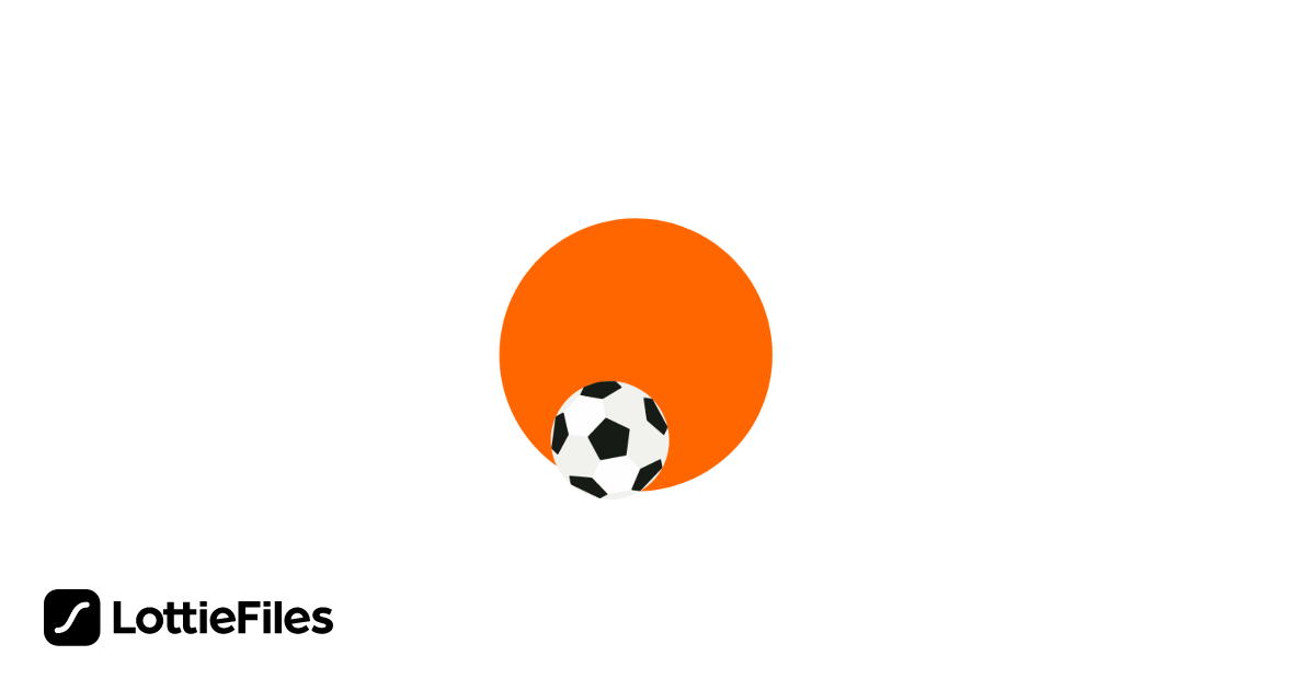 Free Football Animation Orange Background Animation by Smrity Ray ...