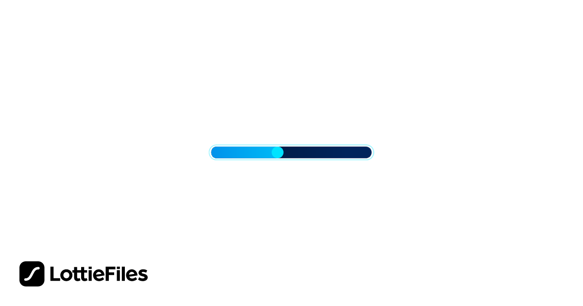 Free Blue Loading Bar Animation by bvg | LottieFiles