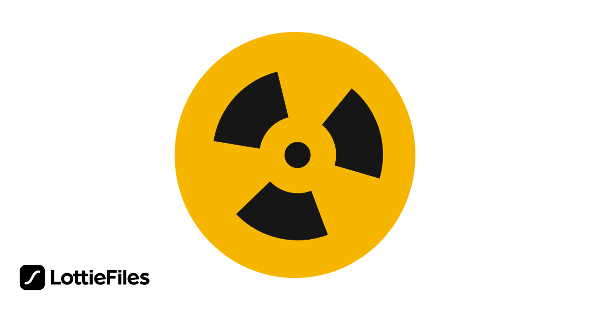 Free Nuclear Sign rotiation animation of radiation detector Animation ...