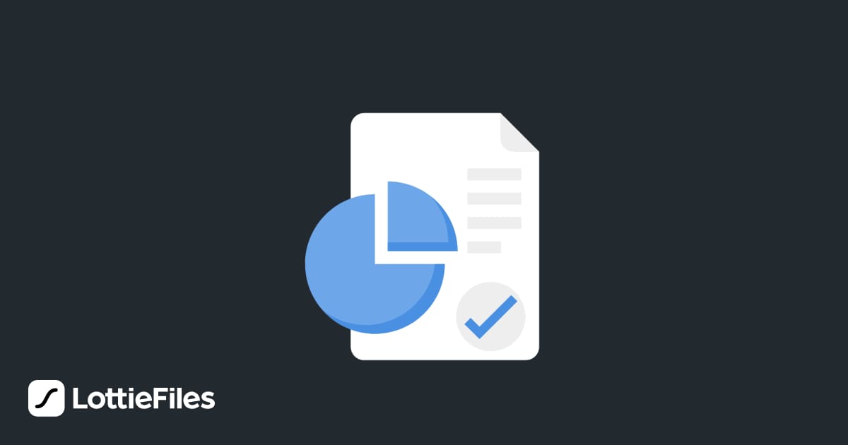 Free Report Animated Icon Animation by Shubhanshu Sahu | LottieFiles